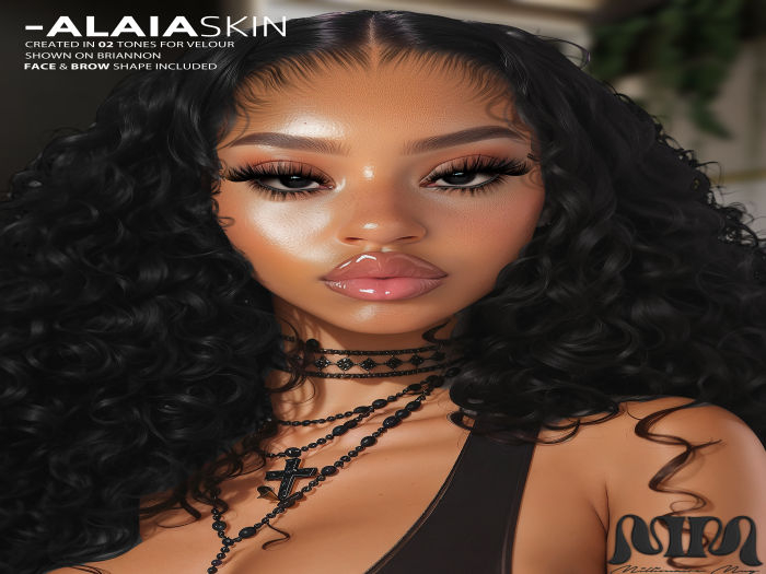 Second Life Marketplace - MM: ' Alaia ' Skin (VE Sunkiss)