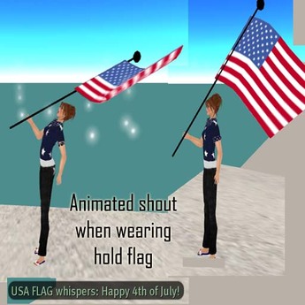 Second Life Marketplace - USA Animated FLAG