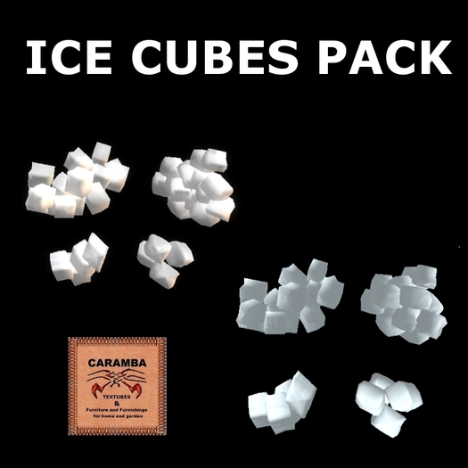 Second Life Marketplace - Ice cubes pack (modify/copy)
