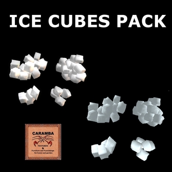 Second Life Marketplace - Ice cubes pack (modify/copy)