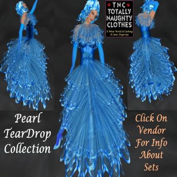 Second Life Marketplace - TNC Pearl TearDrop - Ecstasy Blue