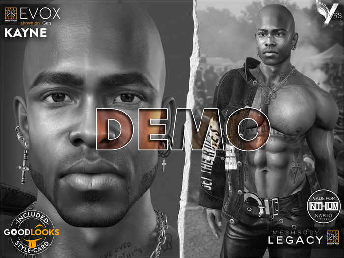 Second Life Marketplace - Kayne - DEMO (1k BOM-EVOX)