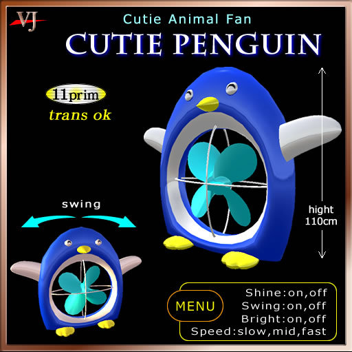 Second Life Marketplace - #Fan Cutie Penguin
