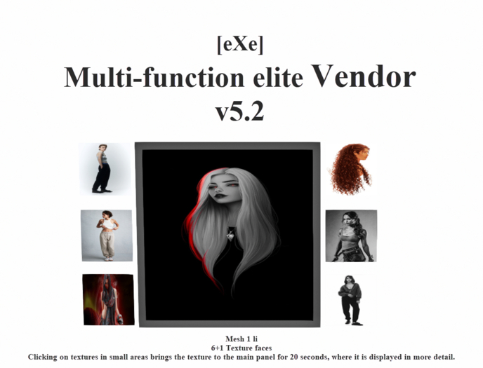 Second Life Marketplace - [eXe] Multi-function elite Vendor v5.2 Single ...