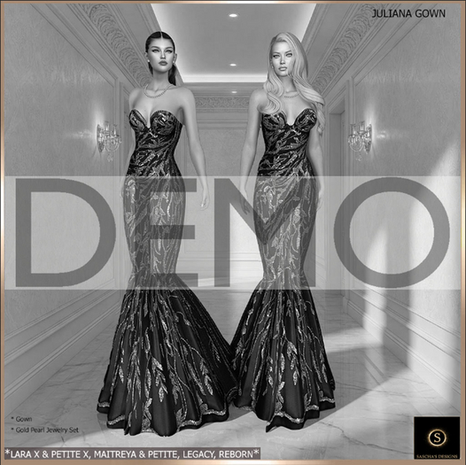 Second Life Marketplace - SAS - DEMO Juliana Gown (LaraX & MB)