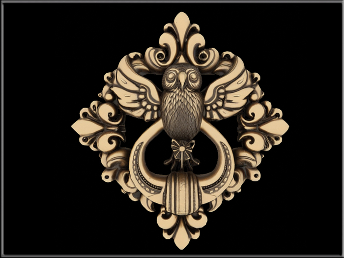 Second Life Marketplace - Owl Door Knocker - Mesh - Full Perm
