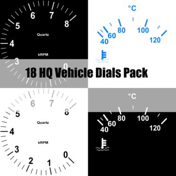 Second Life Marketplace - VEHICLE DIALS TEXTURE PACK 1 (18)