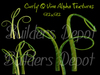 Second Life Marketplace - FULL PERM 3 Curly Q Vine Alpha Textures