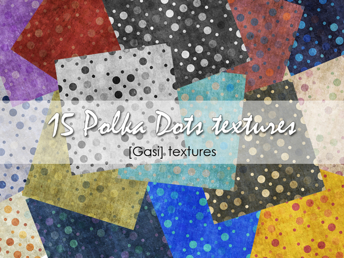Second Life Marketplace - [Gasi] Polka Dots Textures