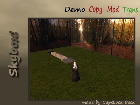 Second Life Marketplace - Skybox, wood with lava-cellar DEMO