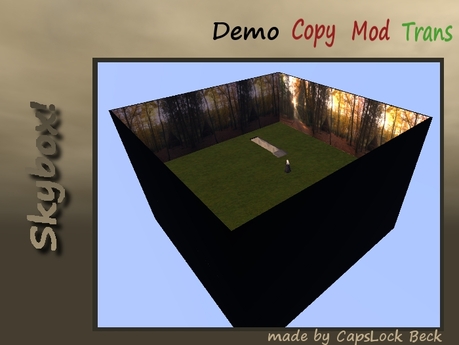 Second Life Marketplace - Skybox, wood with lava-cellar DEMO