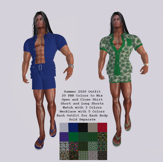 Second Life Marketplace - A&L - Summer 2026 Outfit KARIO