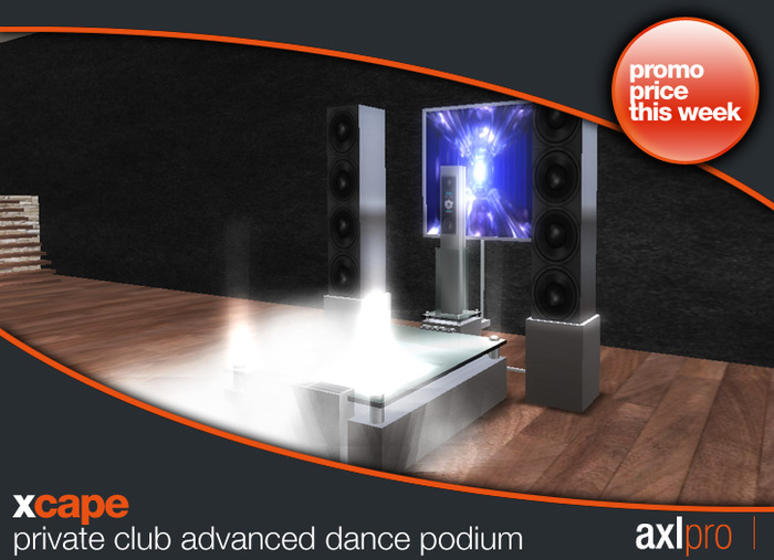 Second Life Marketplace - AXL pro box - xcape dance podium deluxe