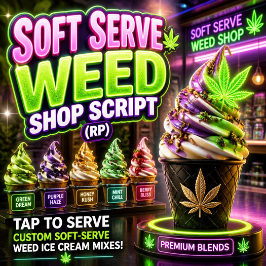 Second Life Marketplace - Soft Serve Weed Shop Script (RP) | FULL PERM ...