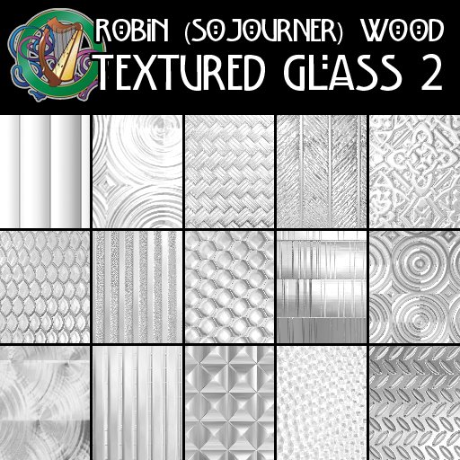 Second Life Marketplace - R(S)W Textures - White (Clear) Glass Textures 2