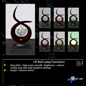 Second Life Marketplace - LR Bull - Lamp - incl. light control