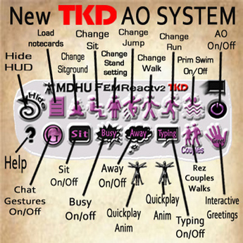 Second Life Marketplace - MDHU Vamp TKD AO HUDcm box - vampire ao