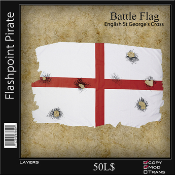 Second Life Marketplace - Flashpint Battle Flag - English