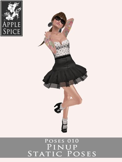 Second Life Marketplace - Apple Spice - Pinup Pose 010