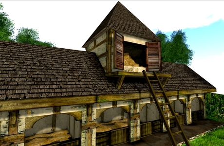 Second Life Marketplace - .:ROXY:. small medieval stable v.1