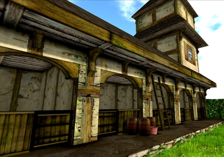 Second Life Marketplace - .:ROXY:. small medieval stable v.2