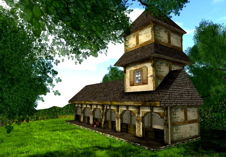 Second Life Marketplace - .:ROXY:. small medieval stable v.2