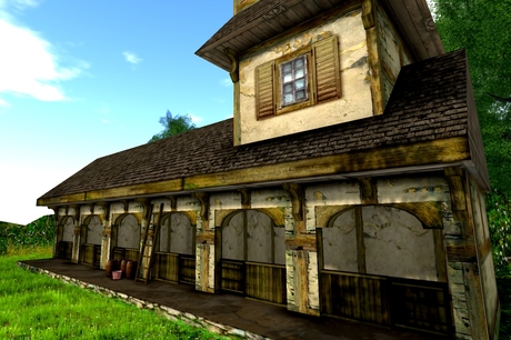 Second Life Marketplace - .:ROXY:. small medieval stable v.2