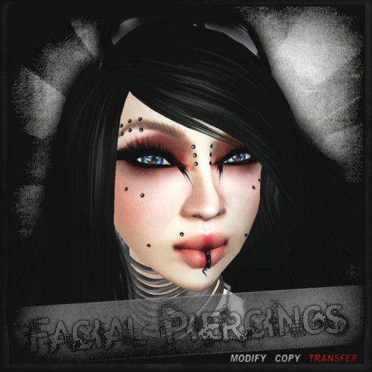 Second Life Marketplace Pp Facial Piercings 1