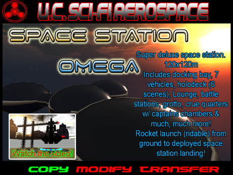 Second Life Marketplace - Space Station Omega ~ Super Deluxe Extra ...