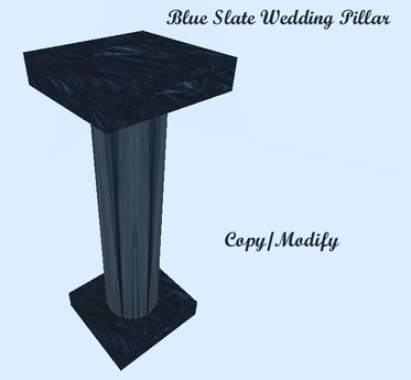 Second Life Marketplace - Blue Slate Linen Furniture Complete Set *CHB*