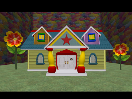 Second Life Marketplace - RE Toon House w/Large Flowers 2.0 - Home Any ...