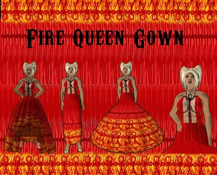 Second Life Marketplace - Fire Queen Gown