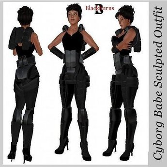 Second Life Marketplace - Cyborg Babe Outfit
