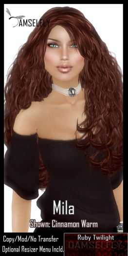 Second Life Marketplace - *~*Damselfly*~*Mila Ruby Twilight