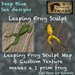 Second Life Marketplace - *RH* & DBS Leaping 1 prim Frog sculpt ...