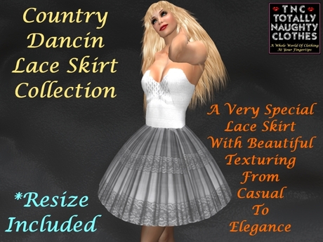 Second Life Marketplace - TNC Country Dancin - Pale Black (13a)