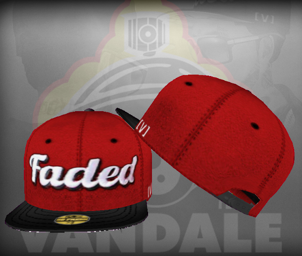 Second Life Marketplace - [V] - "Faded" Snapback Red