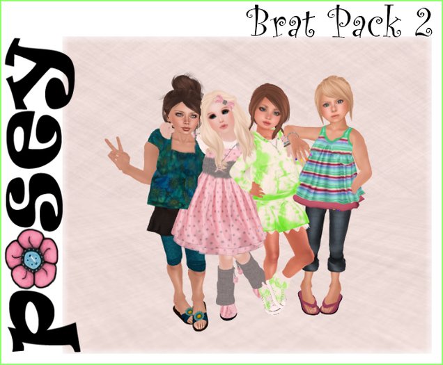 Second Life Marketplace ~posey~ Brat Pack 2