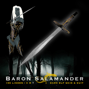 Second Life Marketplace - DARK ELF SKIN & SUIT - BARON SALAMANDER