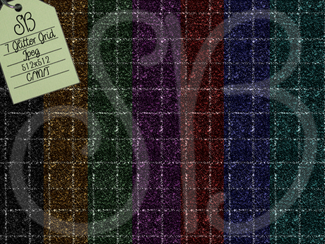 Second Life Marketplace - 50% OFF SB GLITTER GRID DARK TEXTURES
