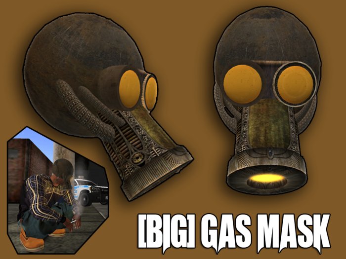 Second Life Marketplace - [BIG] gas mask [01]