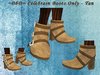 Second Life Marketplace - ~DbD~ Celebrain Boots Only - Tan