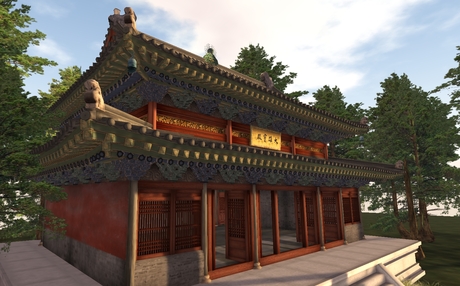 Second Life Marketplace - :Ryu Chinese temple 248P v1.2 Ming dynasty series
