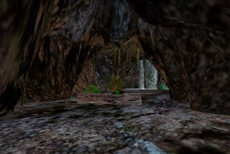 Second Life Marketplace - Mountain Waterfall Cave Skybox 128M