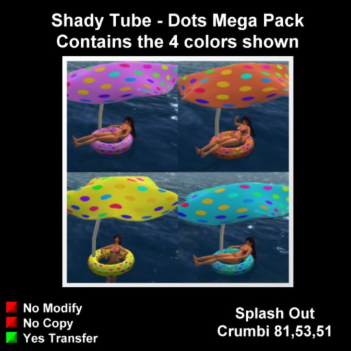 Second Life Marketplace - Shady Tube - Dots Mega Pack Boxed