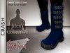 Second Life Marketplace - Bootgasm Crash Men's Biker Boots Blue
