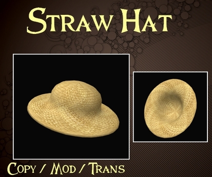 Second Life Marketplace - Straw Hat Peasant
