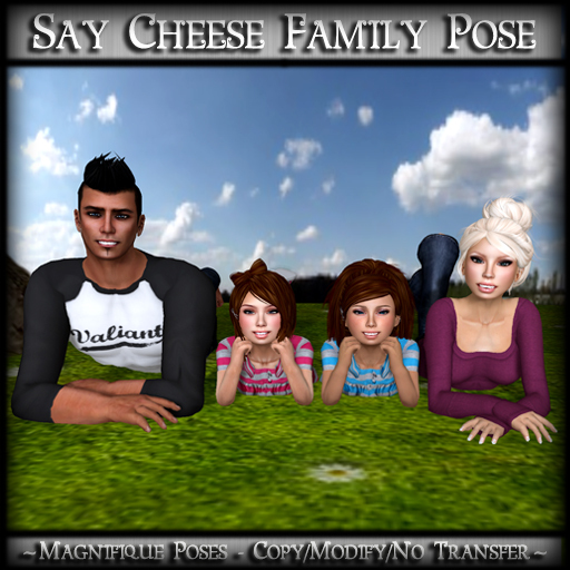 Second Life Marketplace - *MP* Say Cheese! (Family Pose)