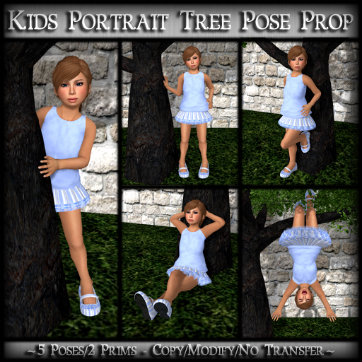 Second Life Marketplace - *MP* Kids Portrait Tree (Pose Prop)
