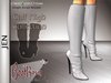 Second Life Marketplace - Bootgasm Jen Leather Calf High Boots White
